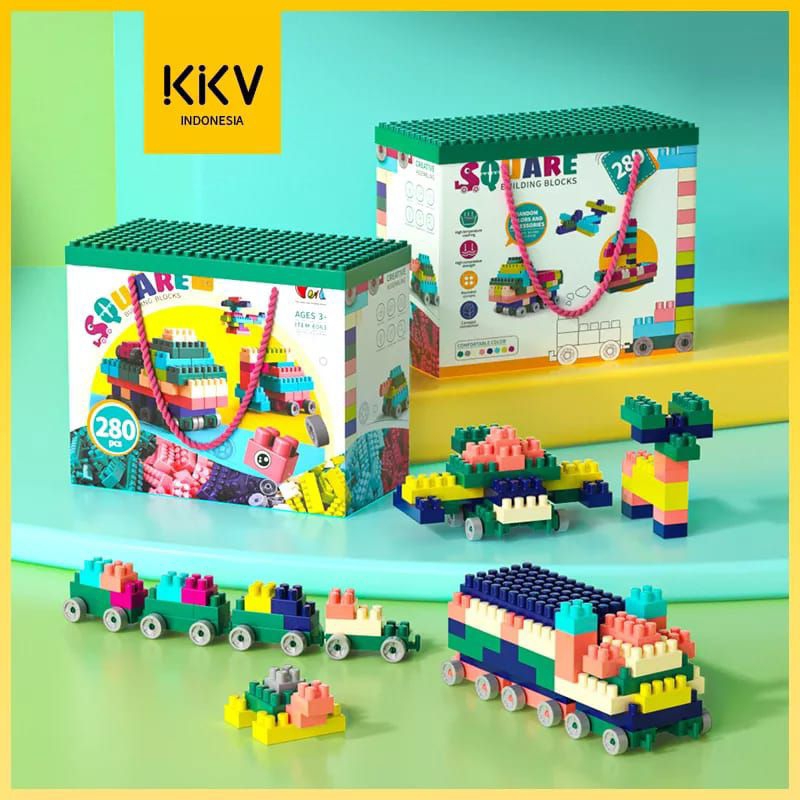 Lego brick block square 280 psc | Shopee Philippines