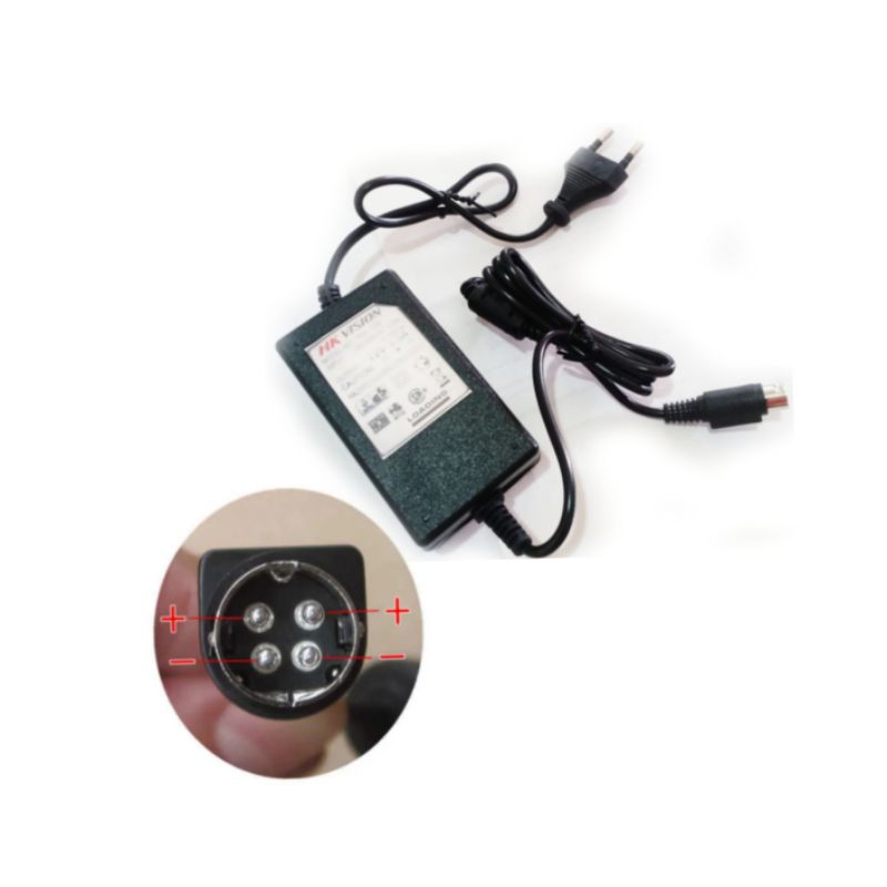 Hik charger adapter 4pin 12v 3.3A AC DC PSU power supply DVR nvr cctv ...