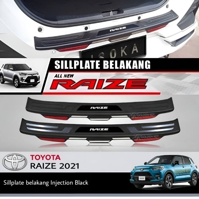 Rear Sill Plate Rear Sillplate RAIZE Rear Scuff Plate RAIZE Exclusive ...