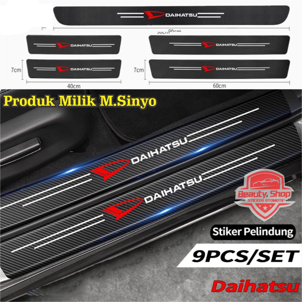 9pcs Daihatsu Rocky Taruna Ayla Terios Taft Sigra Xenia Car Door ...