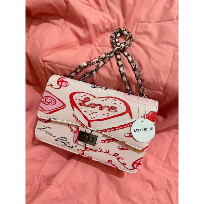 MYCHOICE PINK 26x16x8 CM Women's Shoulder Bag Women's Shoulder Bag ...
