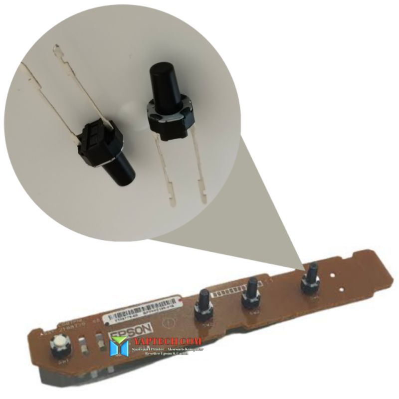 TOMBOL Epson Panel Button Round Switch On Off Epson L3150 L3210 ...