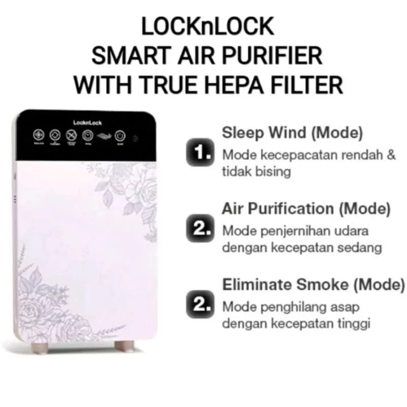 Lock & Lock Air Purifier HR659 - 35 Watt Lock n Lock Air Purifier ...