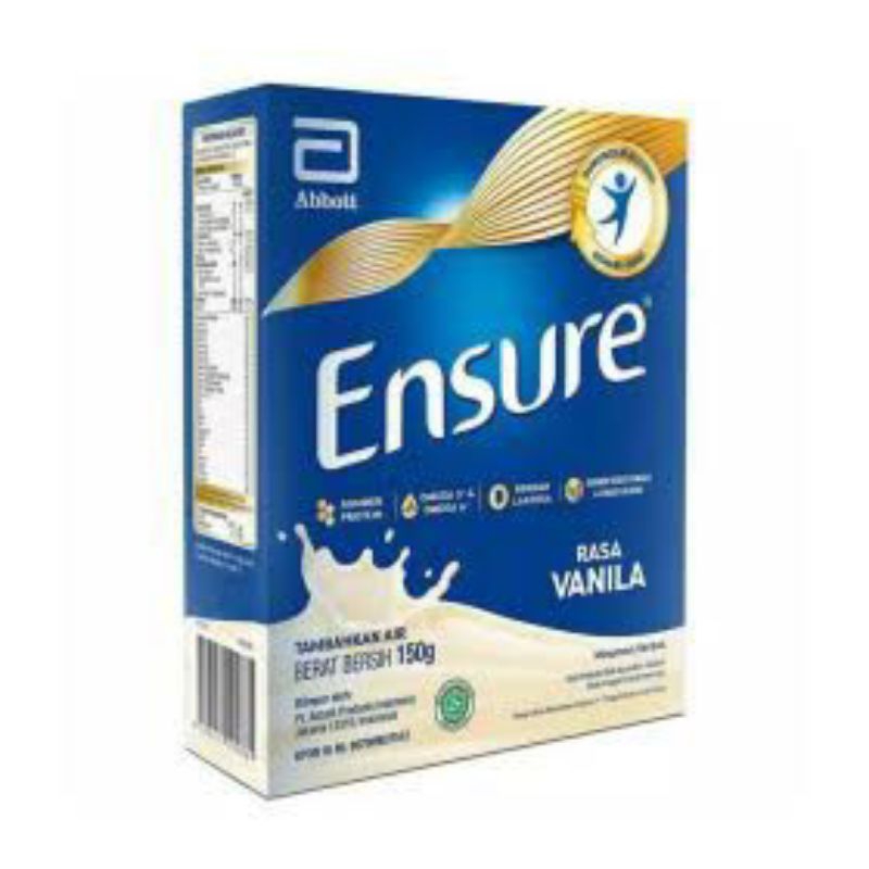 Ensure MILK 150GR 150 GR ABBOTT VANILLA FLAVOR 400GR 400 GR ADULTS ...