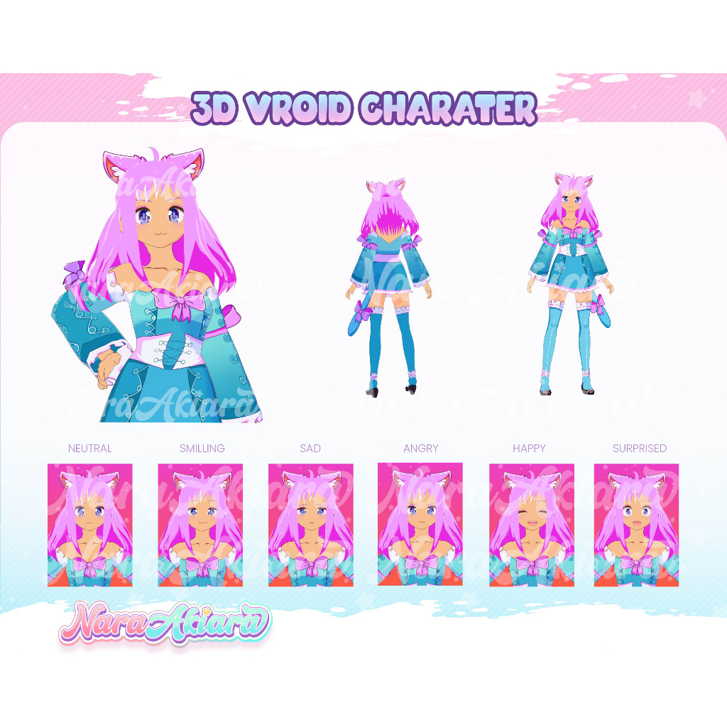 Get Your Virtual Characters with Ready-to-Use 3D Vroid Models for ...