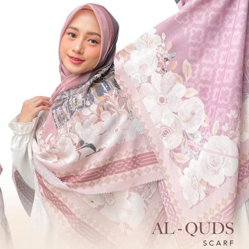 [READY Ready READY To Exclusive Scarf Patern Al-Quds Palestine Mosque original by Hijab Alsa ...