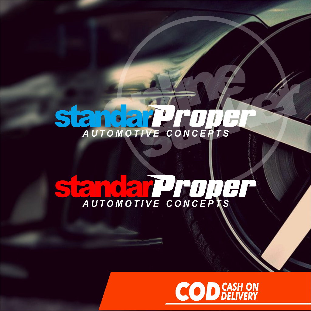 Proper standard sticker | Cutting lights up | Shopee Philippines