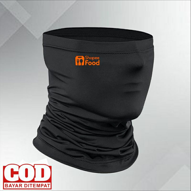 HITAM Plain Black Buff Drived Food Mask/Baff Head Cover Mask/Multifunctional Slayer | Shopee ...
