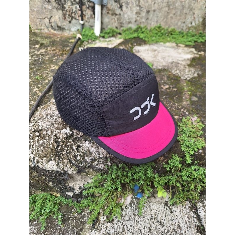 Cyclingcap/runningngcap black pink | Shopee Philippines