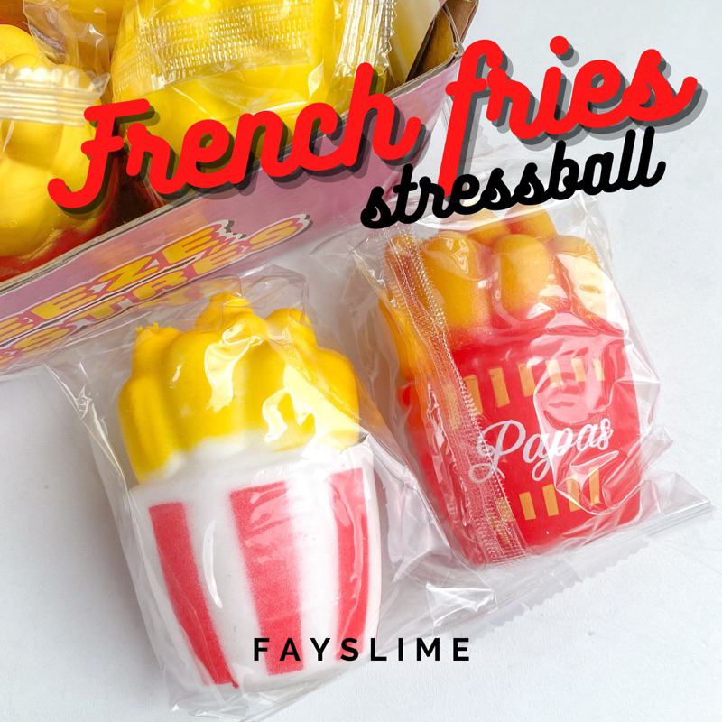 French fries shaped squishy stress ball children's toy| Squeeze toy ...