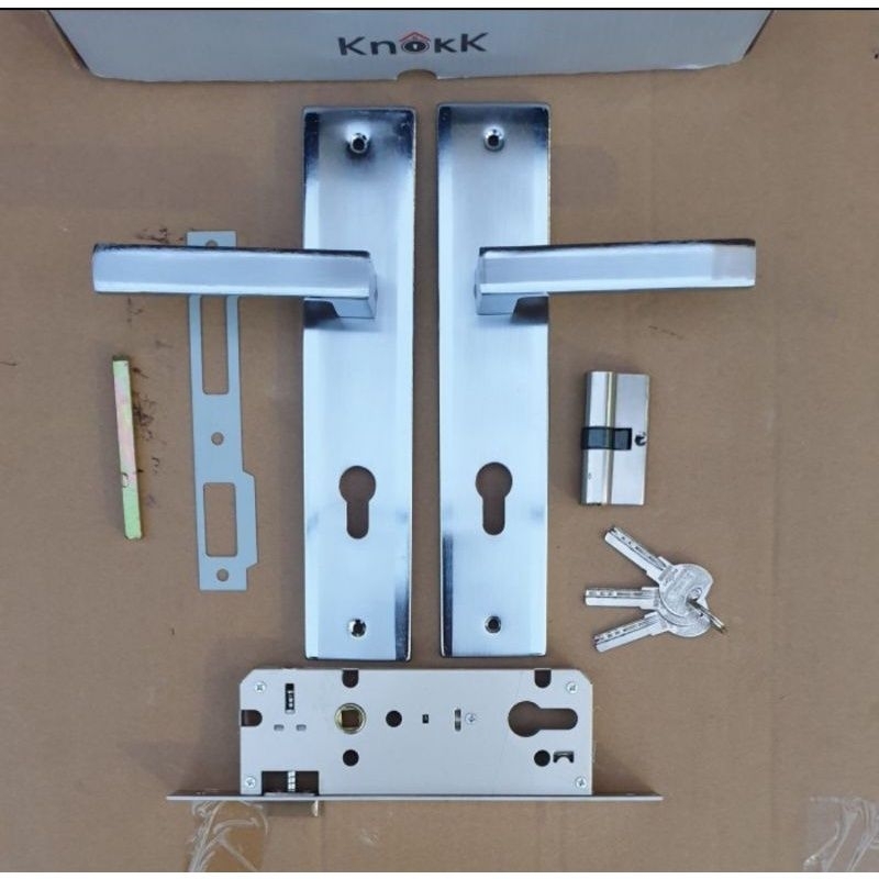 Large Door Lock 077 SN/Door Lock 25cm Fullset/Large Door Handle K ... Large Door Lock 077 SN/Door Lock 25cm Fullset/Large Door Handle K ...