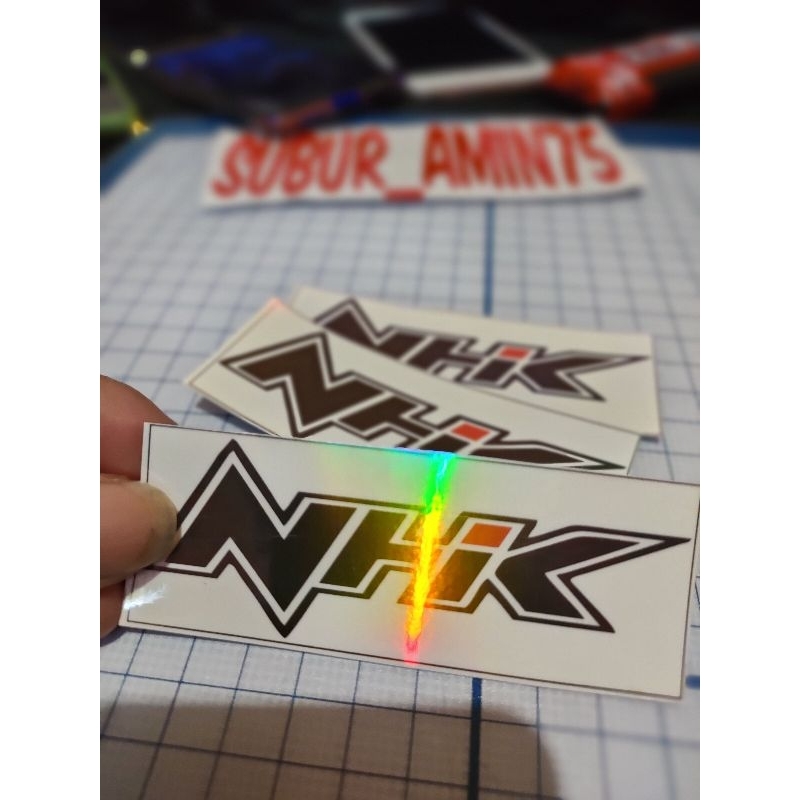 Nhk sticker, nhk helmet logo sticker | Shopee Philippines