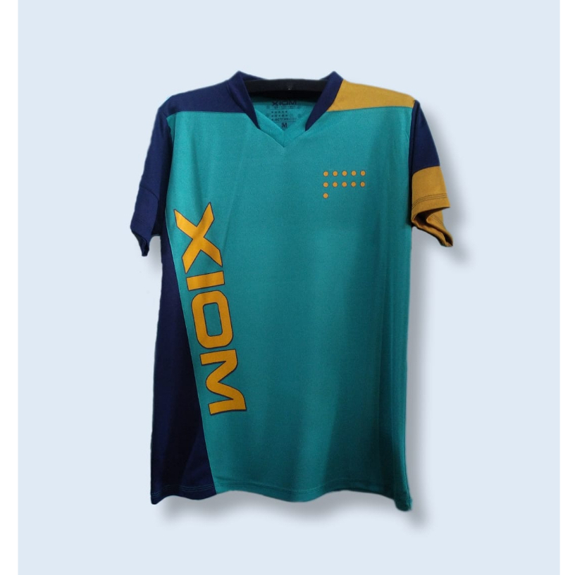XIOM - Pingpong Table Tennis Sports T-Shirt / Jersey - Tosca Navy Gold | Shopee Philippines