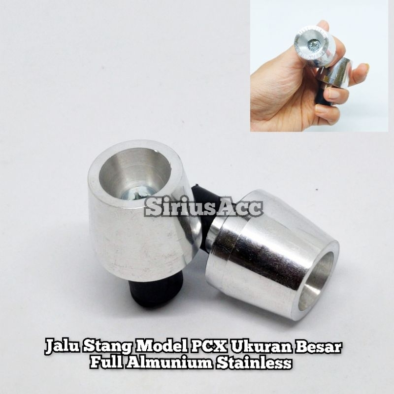 Handlebar Model PCX Jumbo Chrome Universal Nmax Scoopy Genio Aerox Beat ...