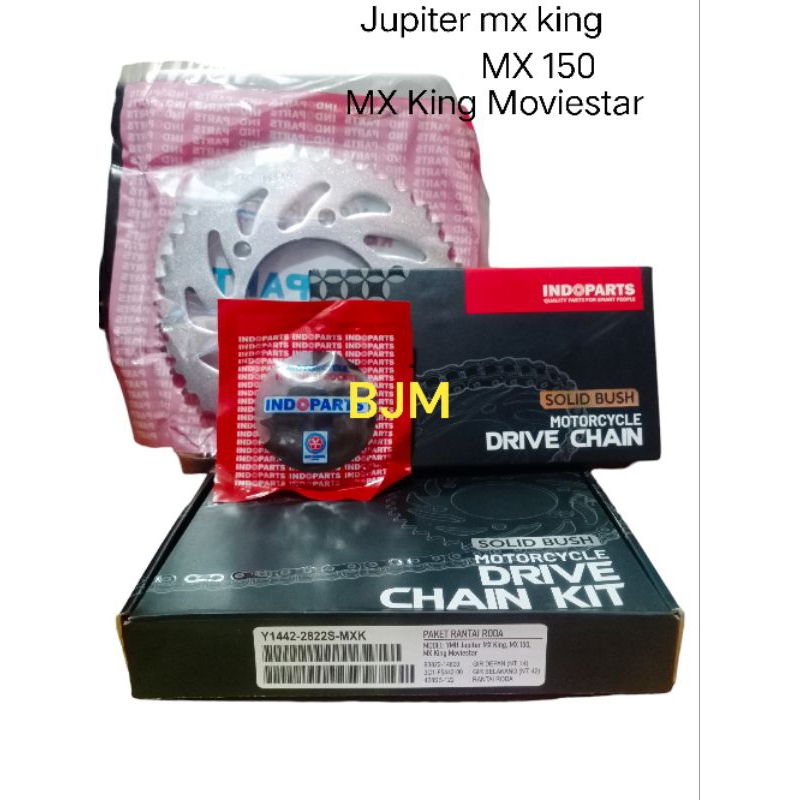 Gear set Gear package Yamaha Jupiter MX King, MX 150, MX King moviestar original indopart ...