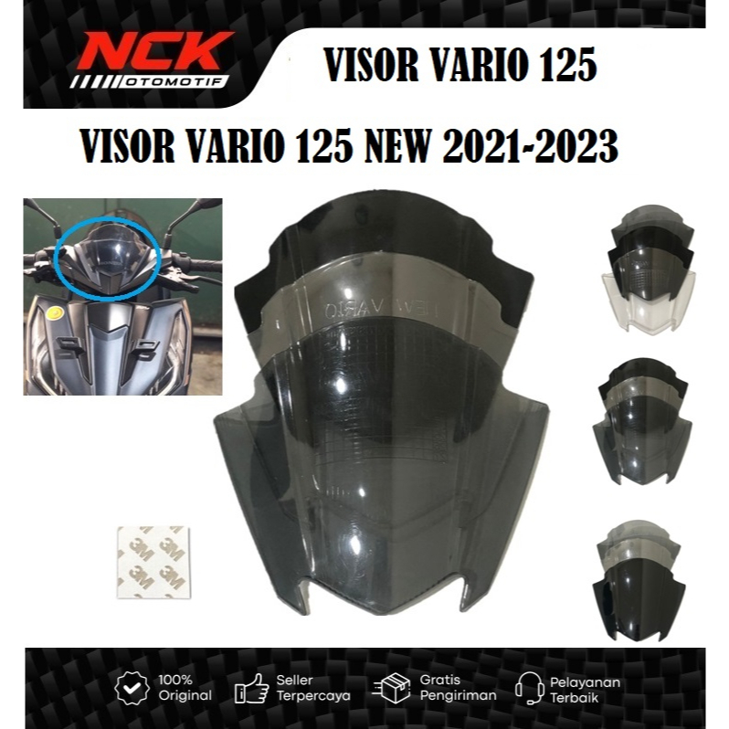 Visor WINDSHIELD VARIO 125 NEW ISS 2022-2023 | Shopee Philippines