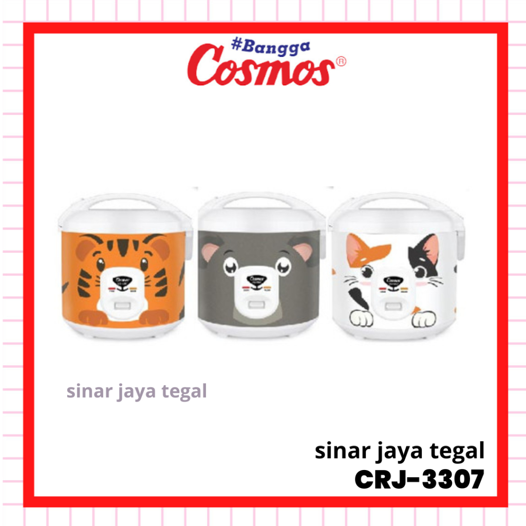 Magic COM / RICE COOKER COSMOS CRJ-3307 1.8 LITER | Shopee Philippines