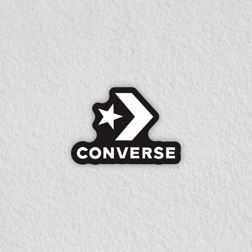 Distro AESTHETIC LOGO CONV Sticker | Shopee Philippines