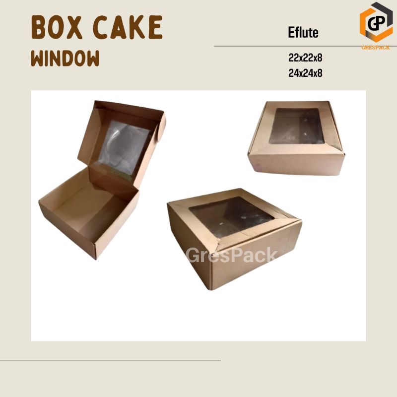 Window Pudding Box/Glass Cake Box | Shopee Philippines