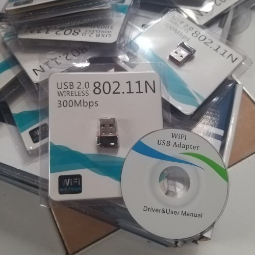 Usb DONGLE WIFI ADAPTER NETWORK 300 MBPS / USB WIFI COMPUTER LAPTOP ...