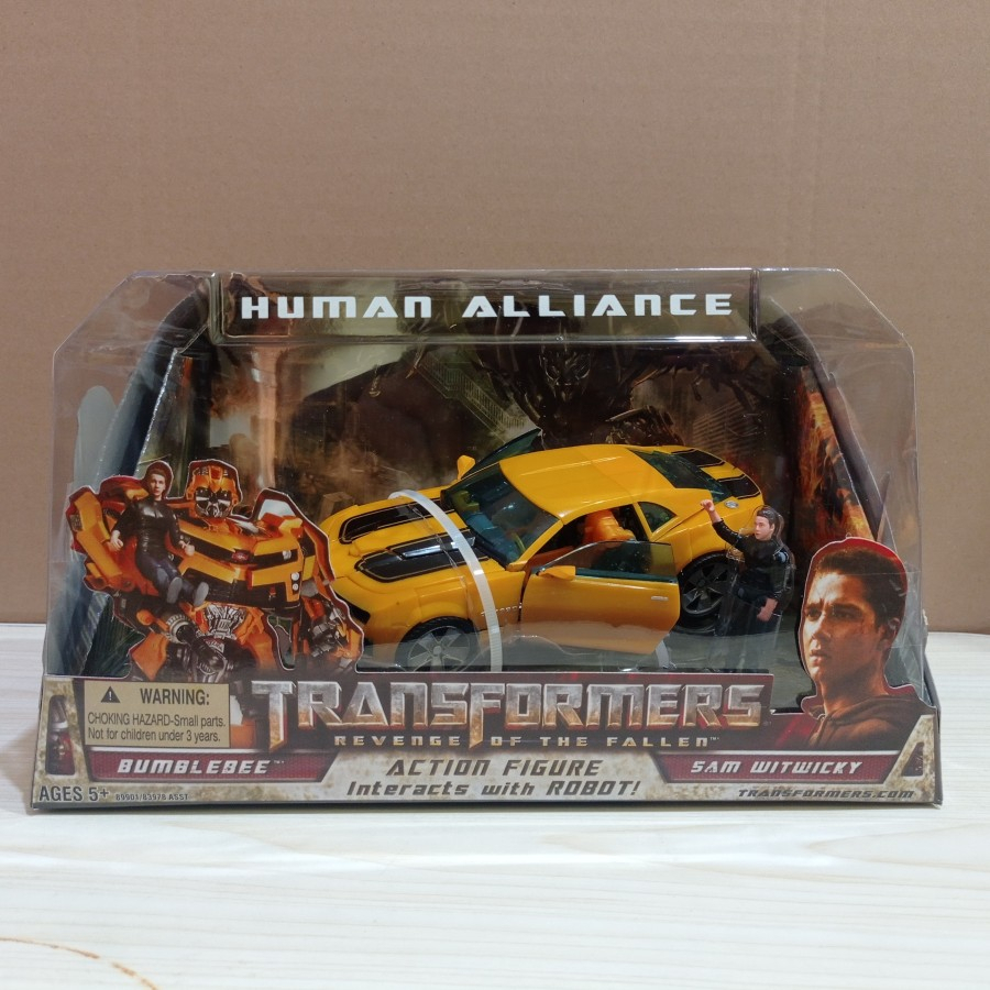 Action Figures Transformers Human Alliance BUMBLEBEE And SAM WITWICKY ...