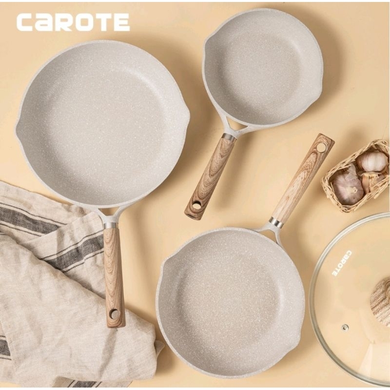 Carote Fry Pan - Non-Stick Frying Pan With Lid 20cm | Shopee Philippines