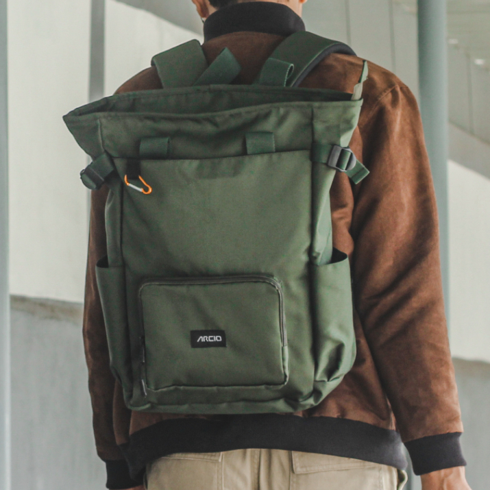 Men's Multifunction Backpack Laptop Tote Bag Original Arcio JY Army ...