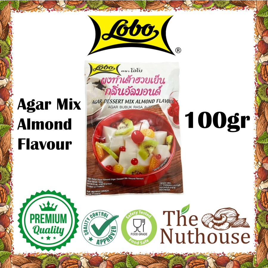 Lobo Agar Dessert Mix Almond Flavor / Almond Flavored Agar Powder 130gr ...