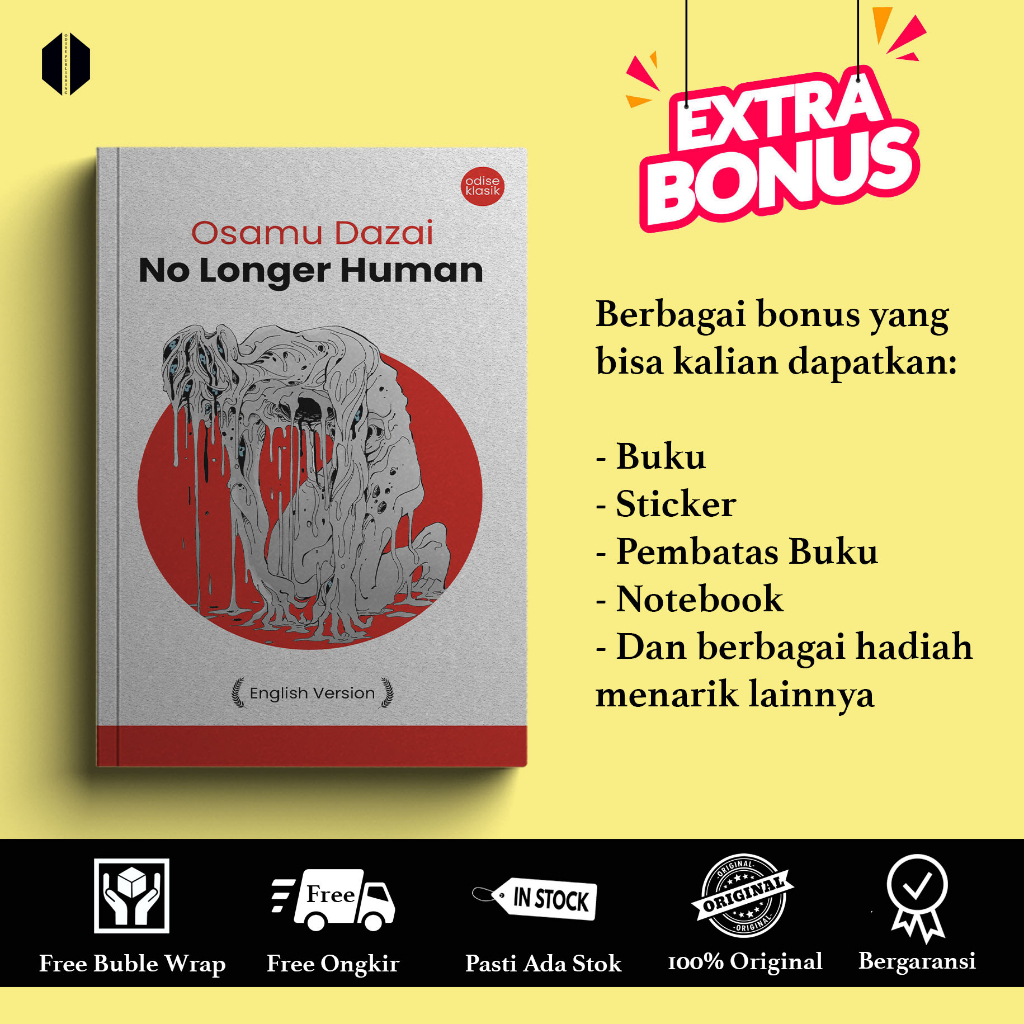 No Longer Human - Osamu Dazai - Book Failed To Become Human | Shopee ...