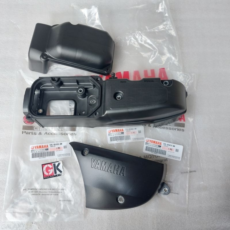 CVT COVER MIO SPORTY SMILE CARBON SET ORIGINAL | Shopee Philippines