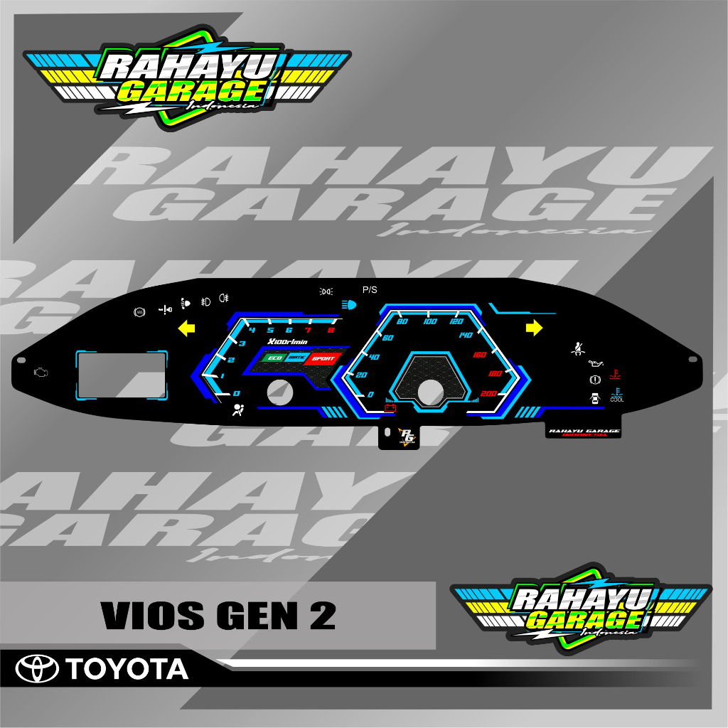 Vios GEN 2 SPEEDOMETER PANEL CUSTOM VIOS GEN 2 SPIDOMETER | Shopee ...