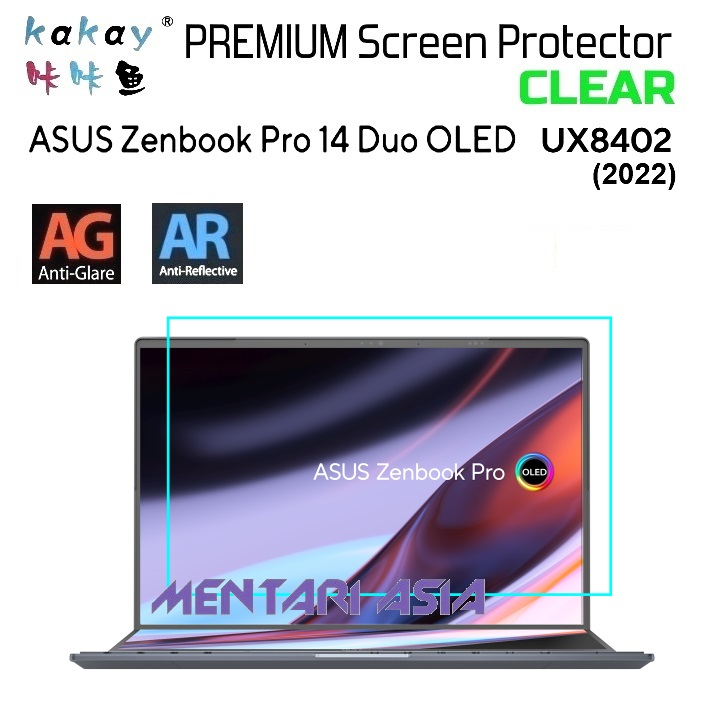 Screen Protector ASUS ZenBook Pro 14 Duo OLED UX8402 - KAKAY Premium ...