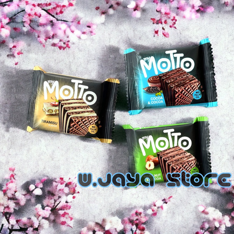 My Motto Chocolate Wafer / Hazelnut 34g | Shopee Philippines