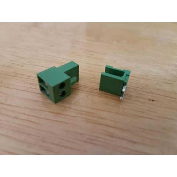 Connector green HT3.96mm 2p bend L terminal block connector HT396 pair ...