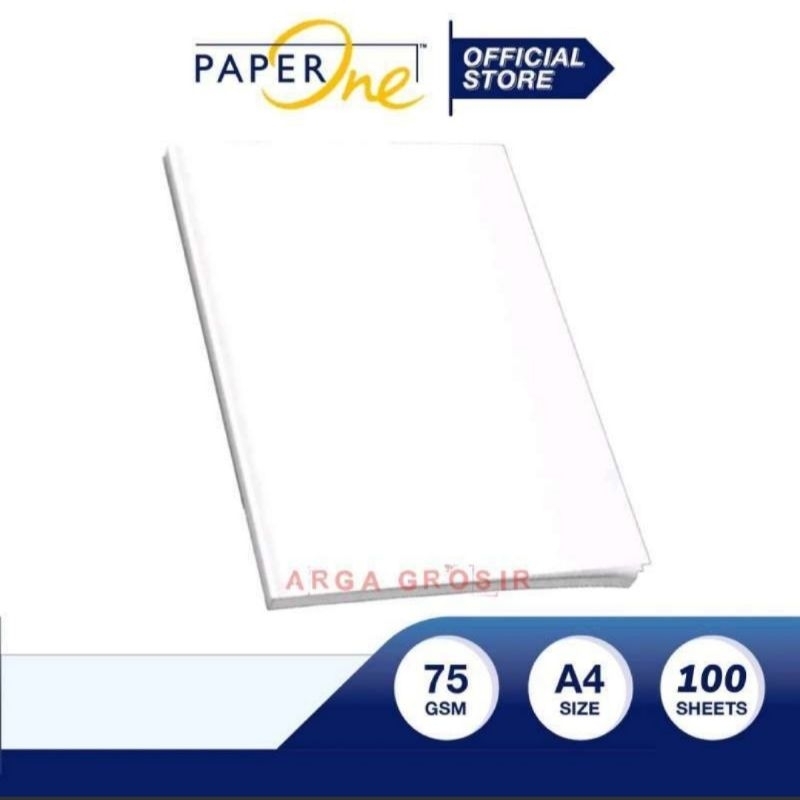 Paperone 75gr A4 Paper (100 sheets) HVS A4 Paper Photo Copy Paper ...