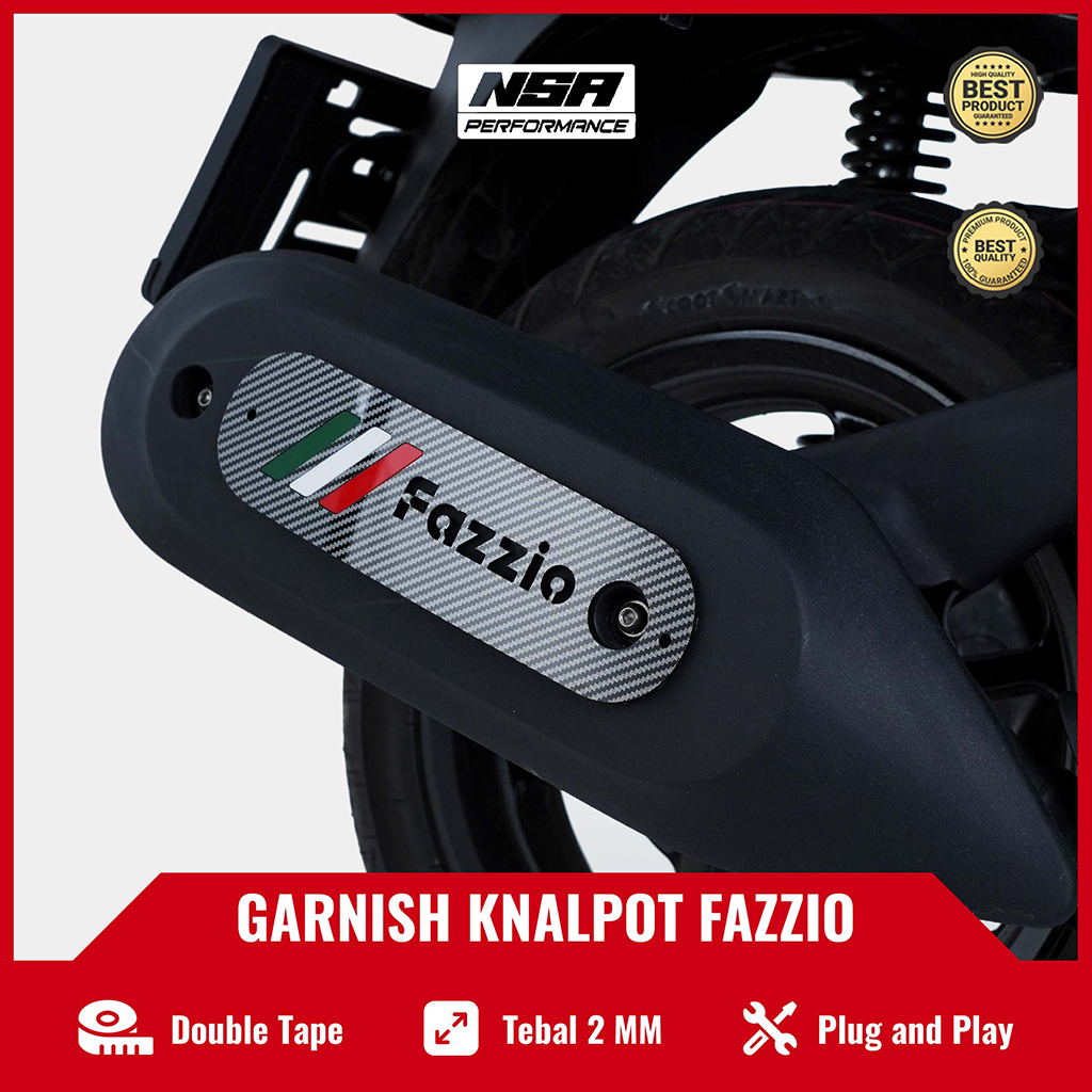NSA Fazzio Motorcycle Accessories Fazio Exhaust Garnish Fazzio Carbon ...