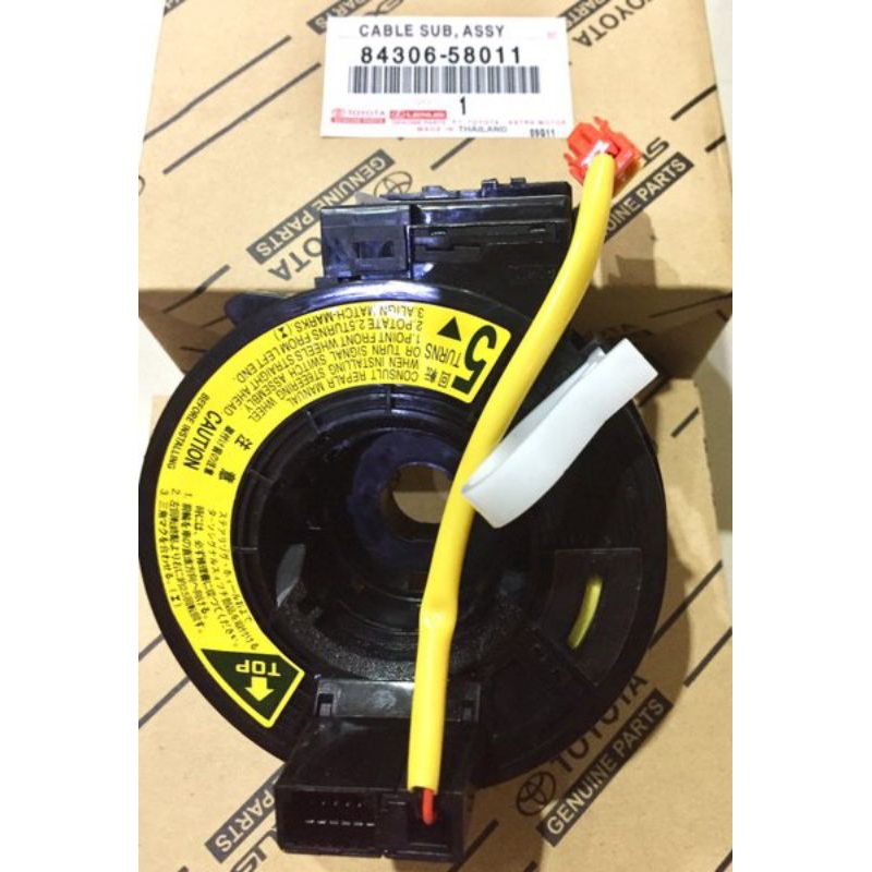 Original - Toyota Camry Alphard Horn Flexible Spiral Clock Spring Cable ...