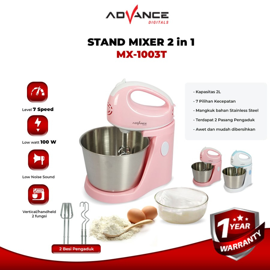 Advance Stand Mixer/com Mixer/Mixer/Advance MX-1003T Sitting Mixer | Shopee Philippines