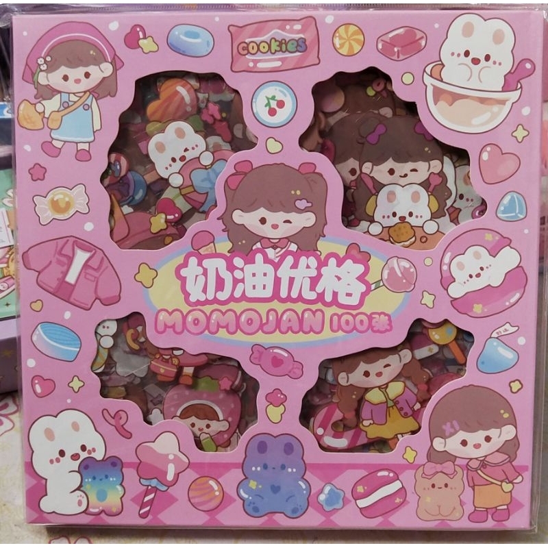 100 SHEET STICKERS MOMOJAN SERIES STICKERSMOMO VIRAL STICKERS ...