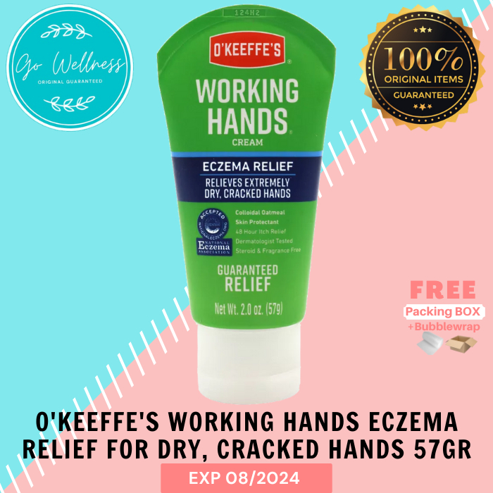 O'keeffe's Working Hands Eczema Relief Hand Cream 57g | Shopee Philippines