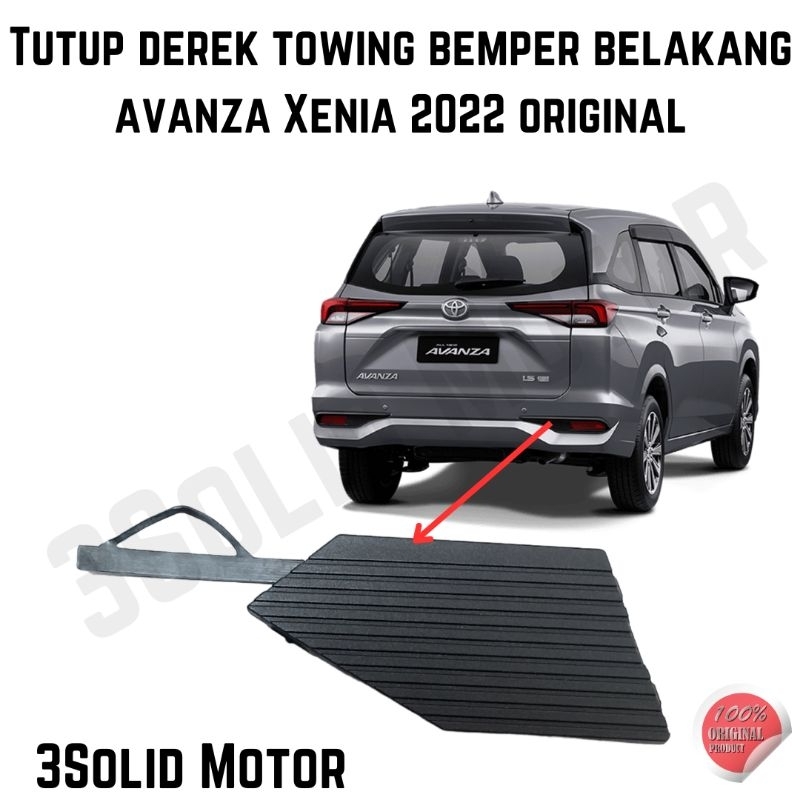 Avanza XENIA 2022 Rear Bumper TOWING Crane Lid ORIGINAL | Shopee ...