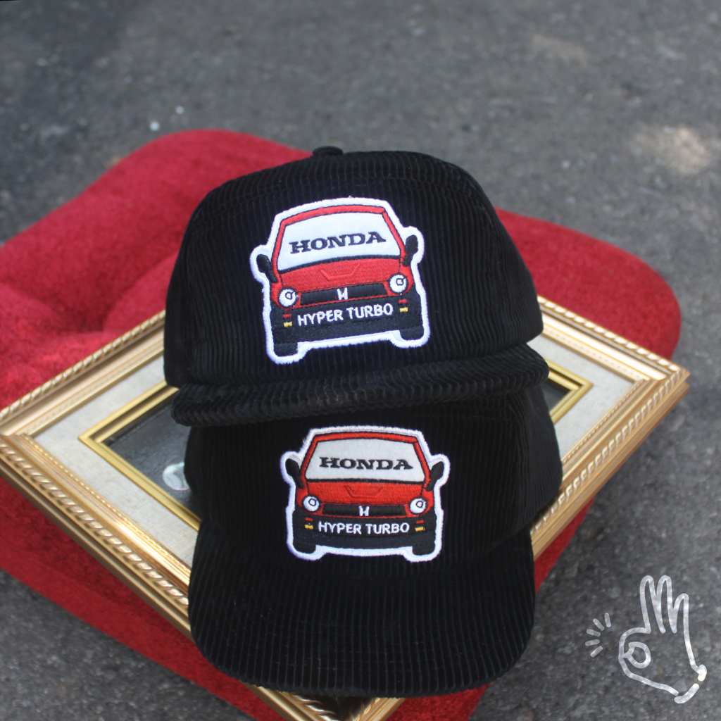 Vintage Honda Hyper Turbo Corduroy Hat | Shopee Philippines