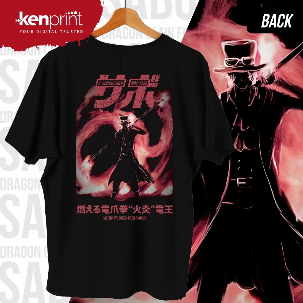 One PIECE ANIME T-Shirt | Sabo | 2nd REVOLUTIONARY ARMY | Non Official ...