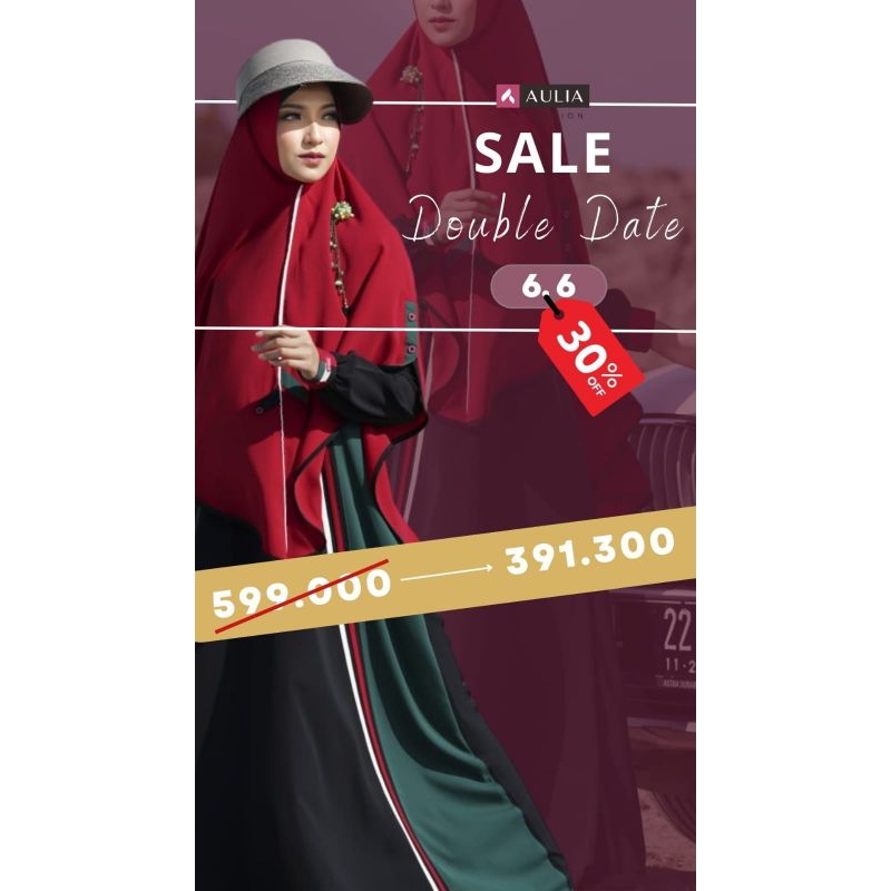 Aulia FASHION GAMIS SET SHAKILA COFFEE AND PALESTINE 2 30% SOLD OUT OF ...