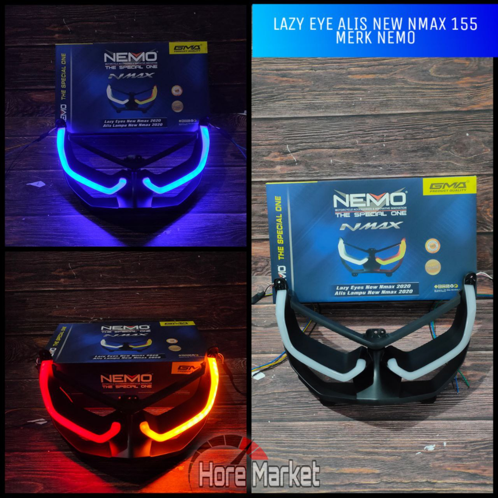 LAZY EYE EYE NEW NMAX 155 NEMO GMA EYEBROW LIGHTS 2024 2023 2022 2021 ...