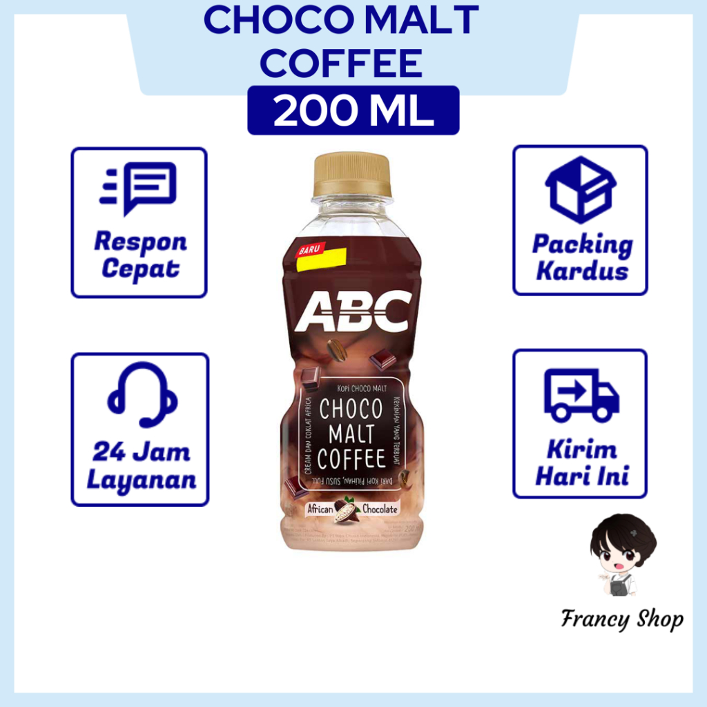 ABC Choco Malt Coffee 200 ML | Shopee Philippines