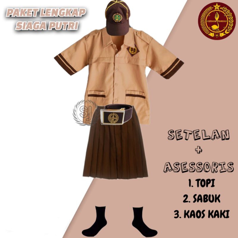 School Uniform Complete Package Of Elementary School Girl Standby Scout ...