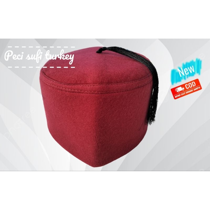 Peci KOPYAH SUFI ALADIN TURKEY PREMIUM | Shopee Philippines