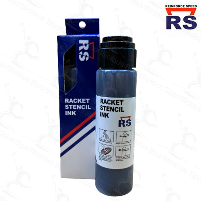 Badminton RACKET STRING LOGO INK - BRAND RS ORIGINAL RACKET STENCIL INK ...