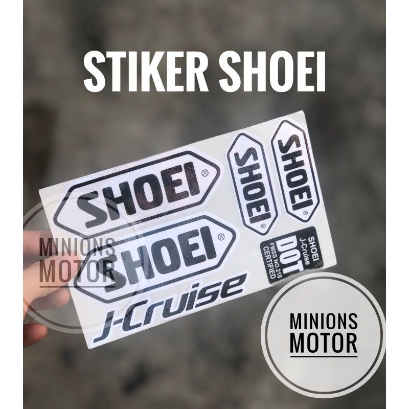 Shoei HELMET sticker | Shopee Philippines